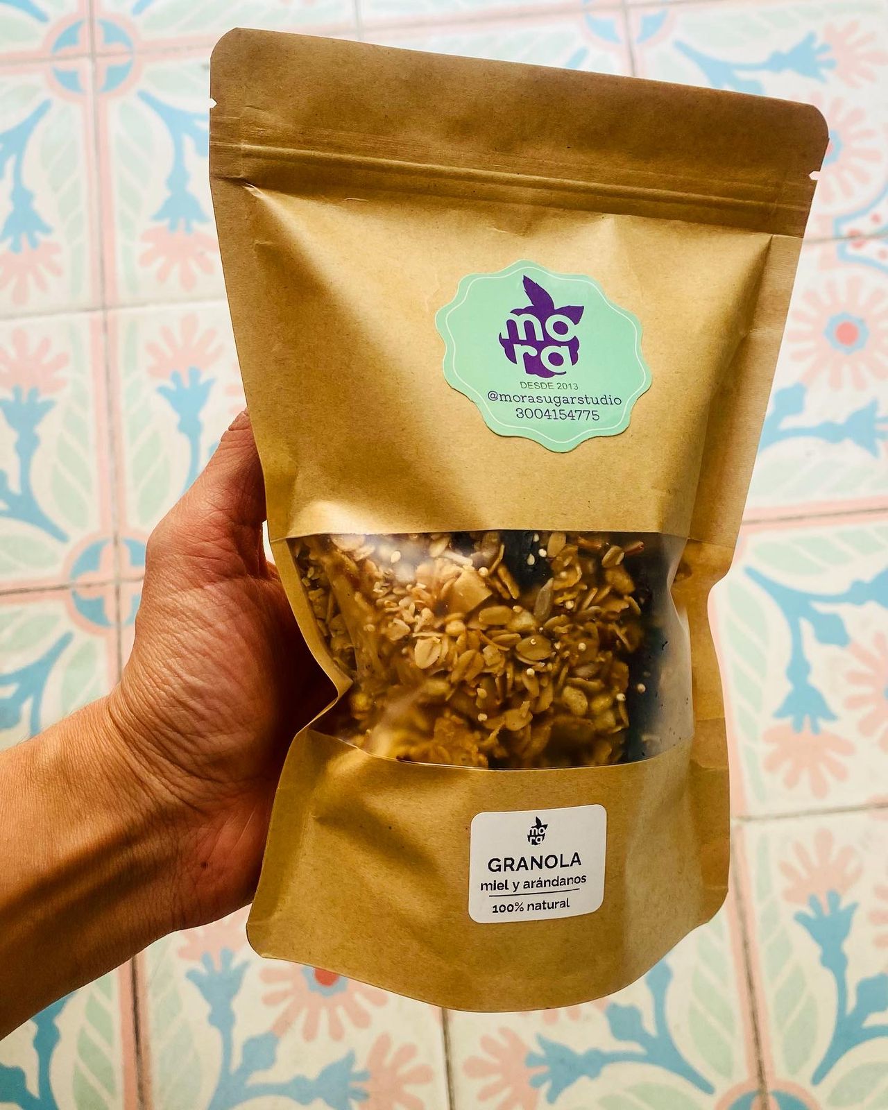 Granola artesanal sin azúcar – MORA SUGAR STUDIO